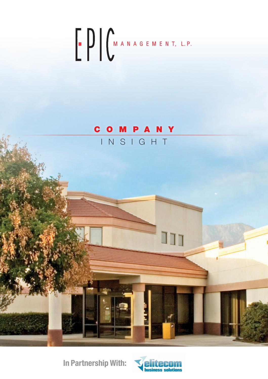 Brochure - Epic Management by Business Chief USA - Issuu
