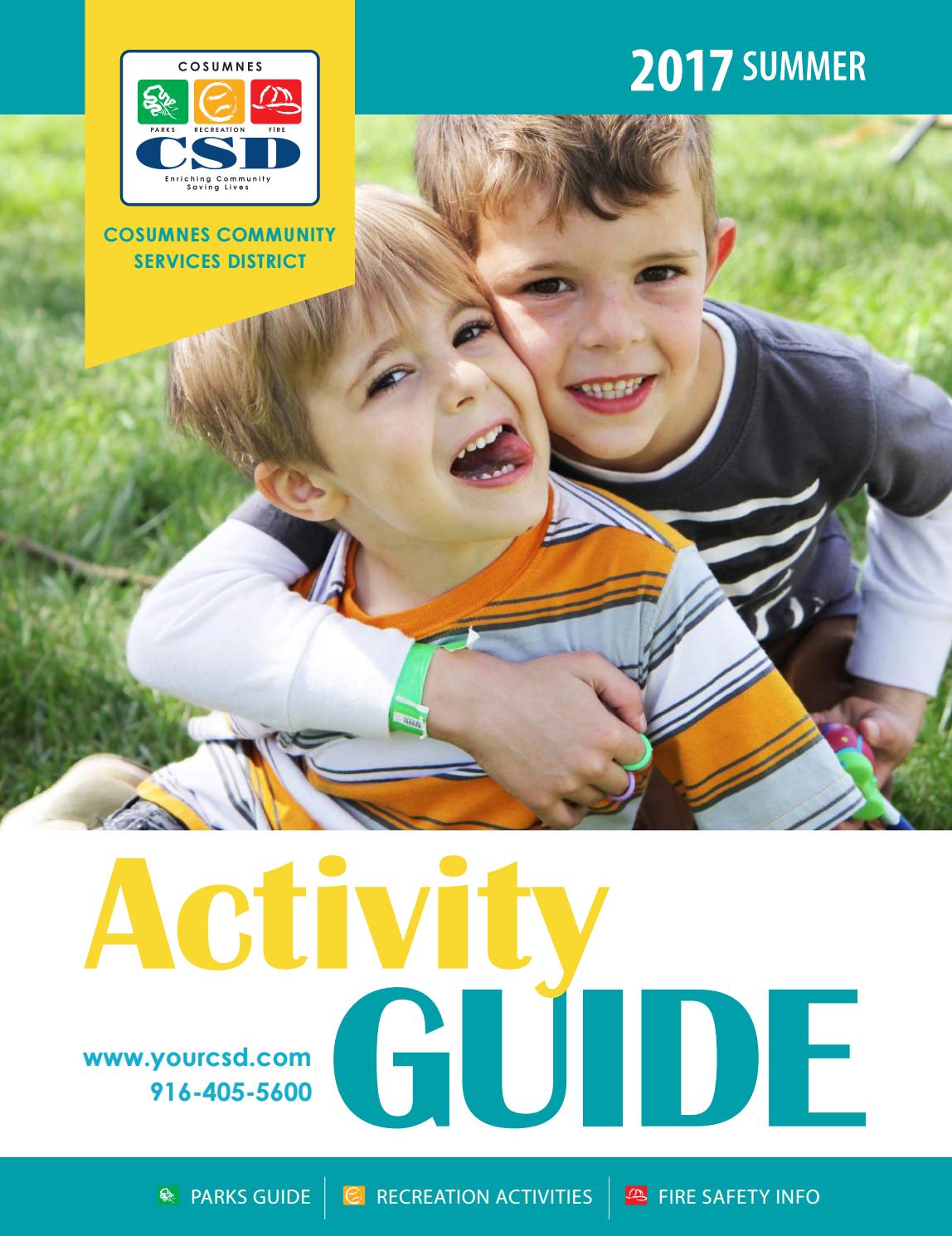 Activity Guide Summer 2017 by Cosumnes Parks & Recreation - Issuu