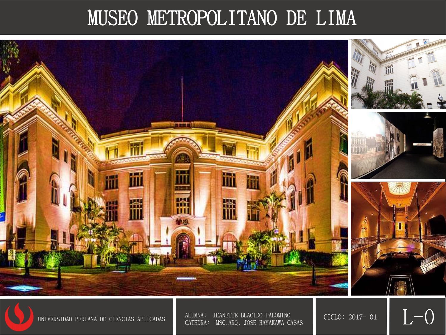 MUSEO METROPOLITANO DE LIMA - JEANETTE BLACIDO by Arquitectura Peruana ...