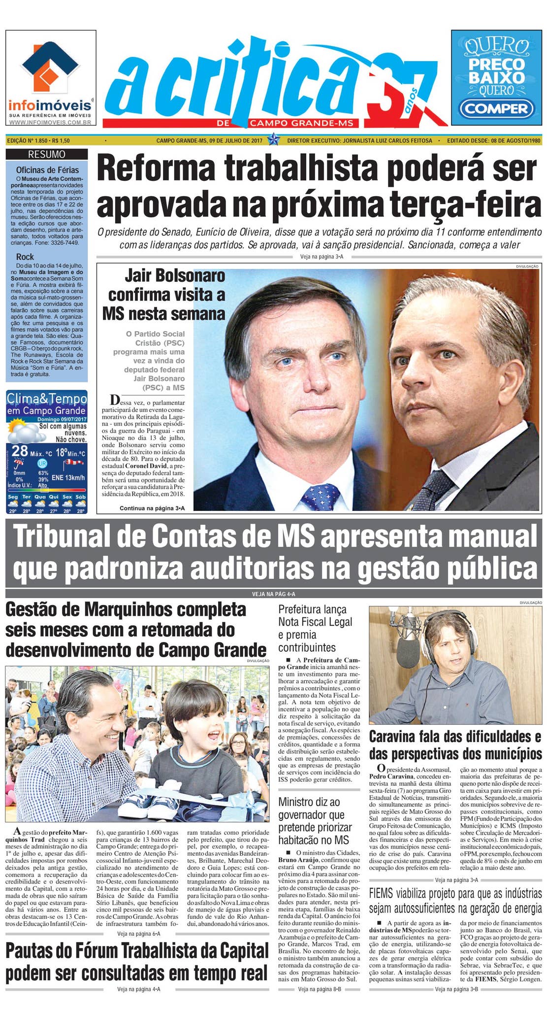 Jornal A Crítica - Edição 1850 - 09/07/2017 by JORNAL A CRITICA - Issuu