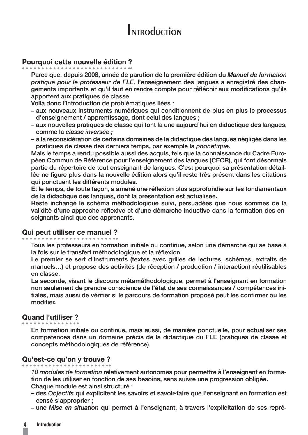 Manuel de Formation Pratique prof de FLE by CLE International - Issuu