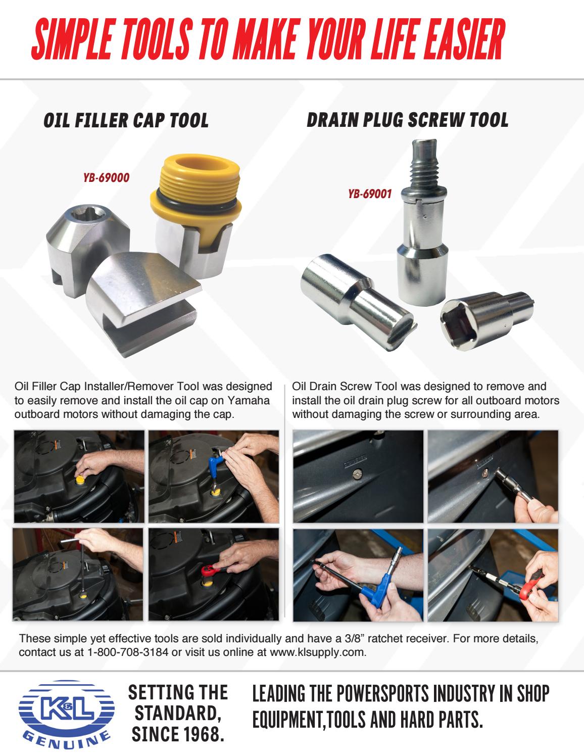 2017 Yamaha Marine Specialty Tool Catalog by K&L Supply Company - Issuu