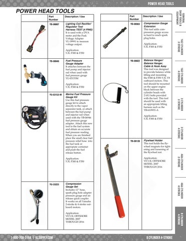 2017 Yamaha Marine Specialty Tool Catalog by K&L Supply Company - Issuu
