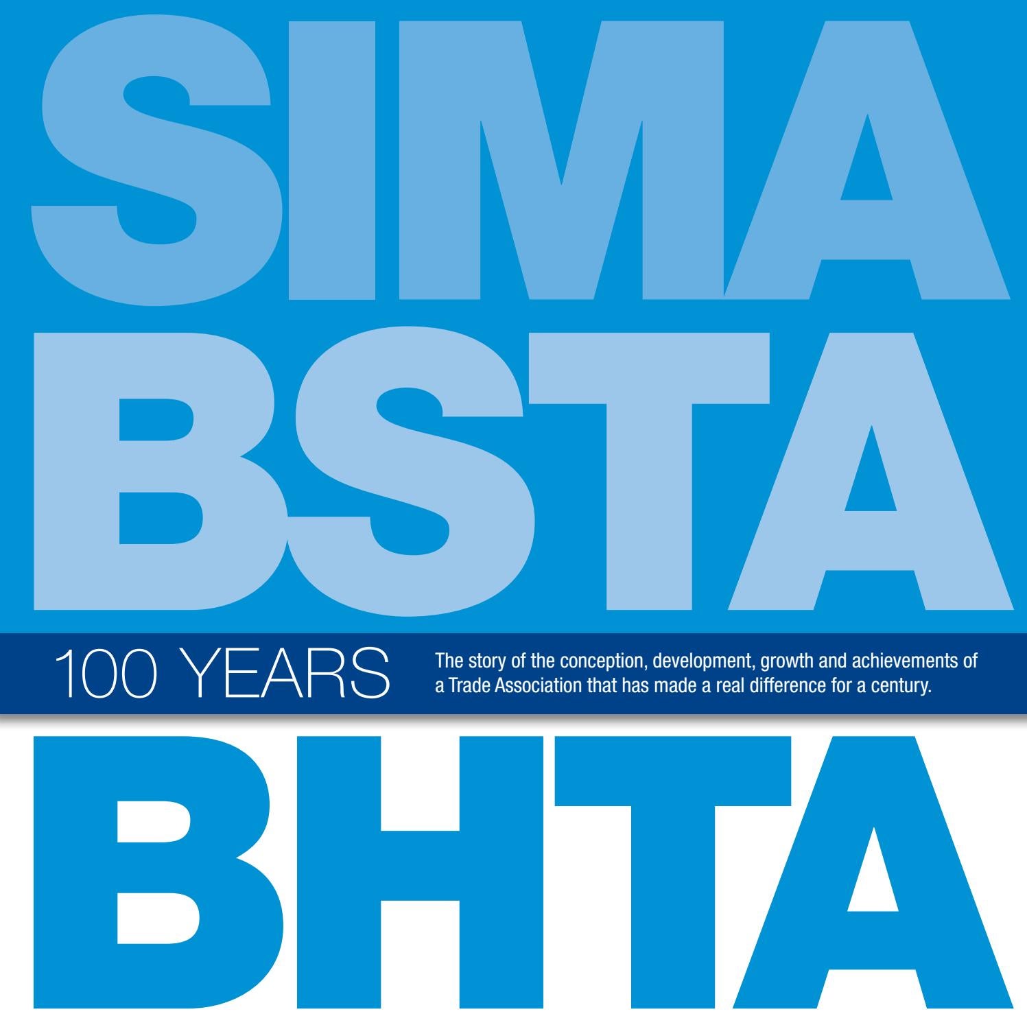 BHTA 100 years by The British Healthcare Trades Association - Issuu