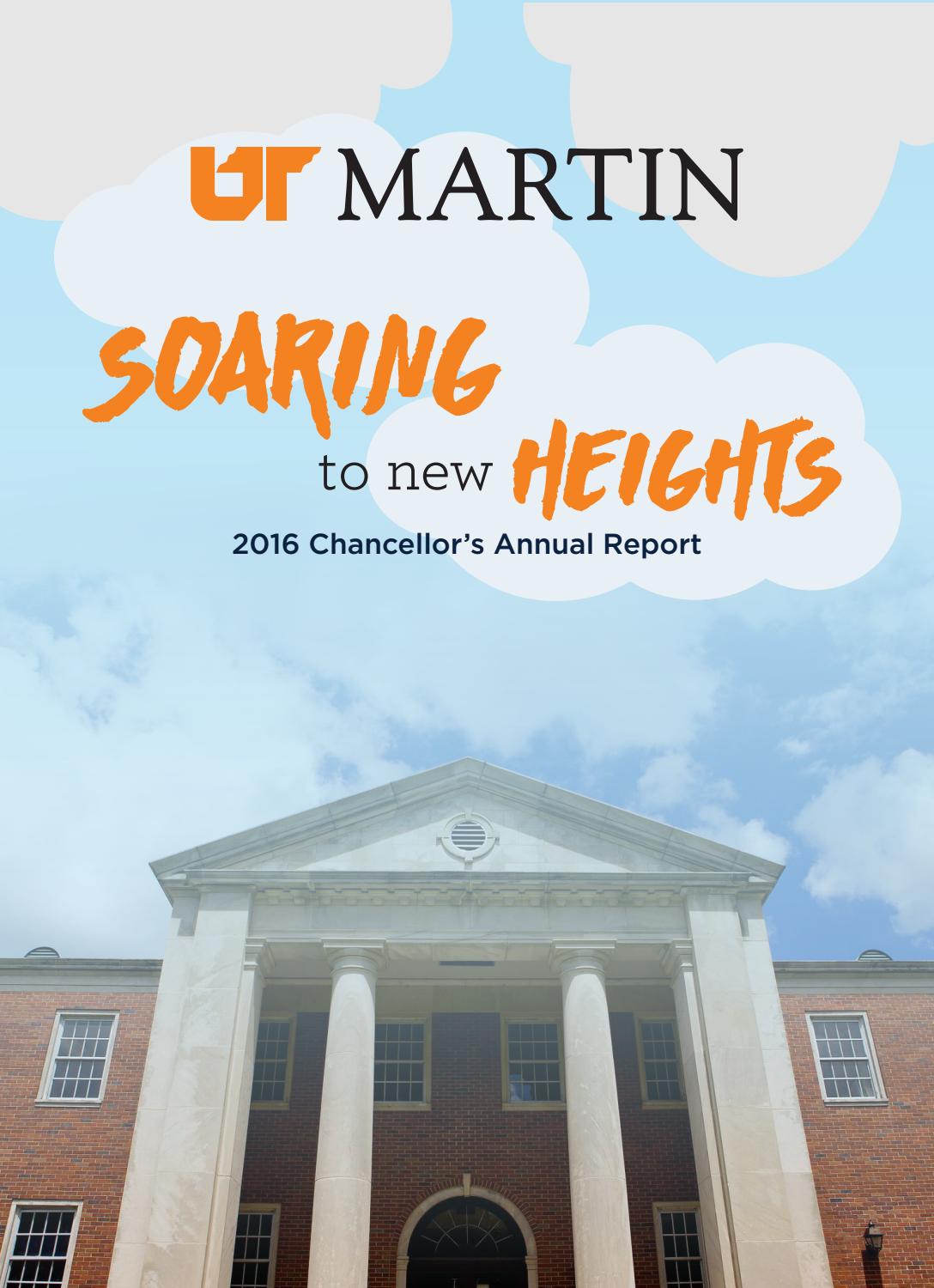 UT Martin 2016 Chancellor's Annual Report by The University of ...