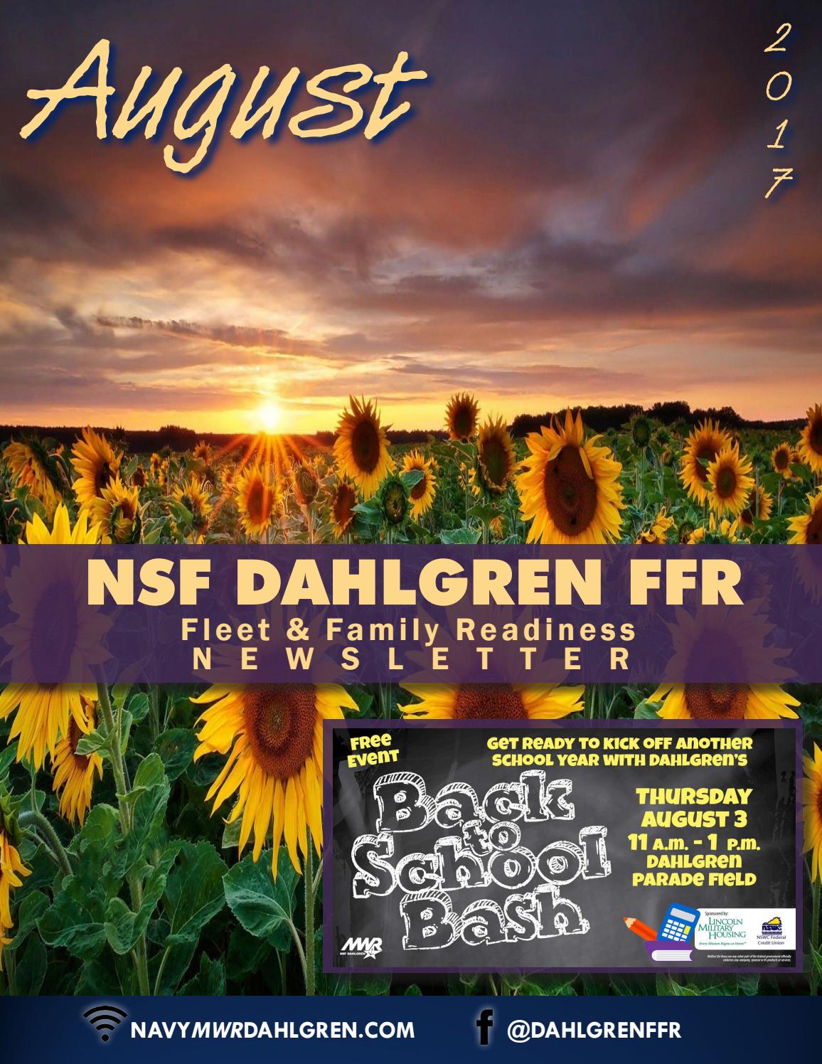August Fleet & Family Readiness MWR Newsletter by Dahlgren Marketing ...