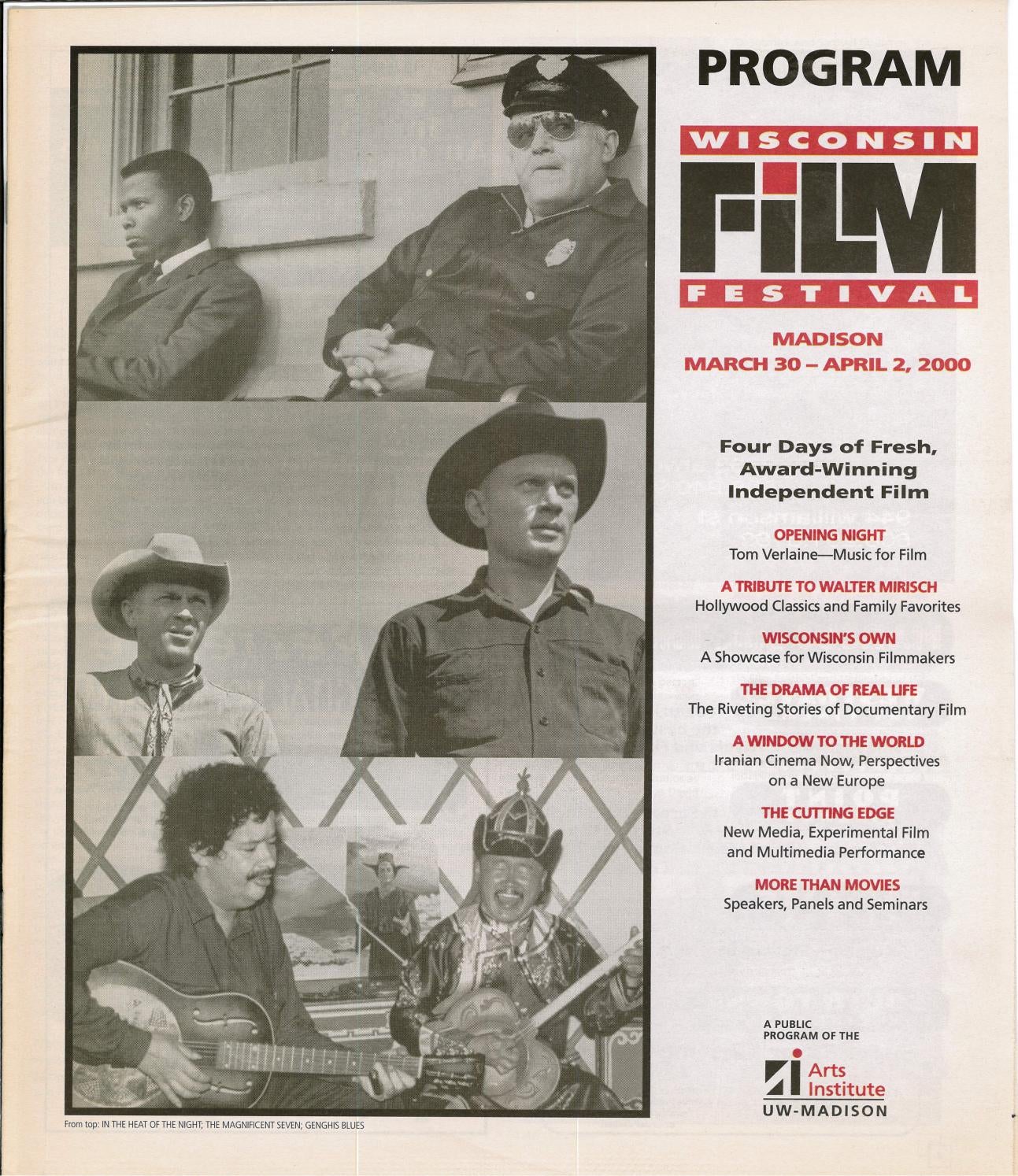 2000 Wisconsin Film Festival Film Guide by Wisconsin Film Festival - Issuu