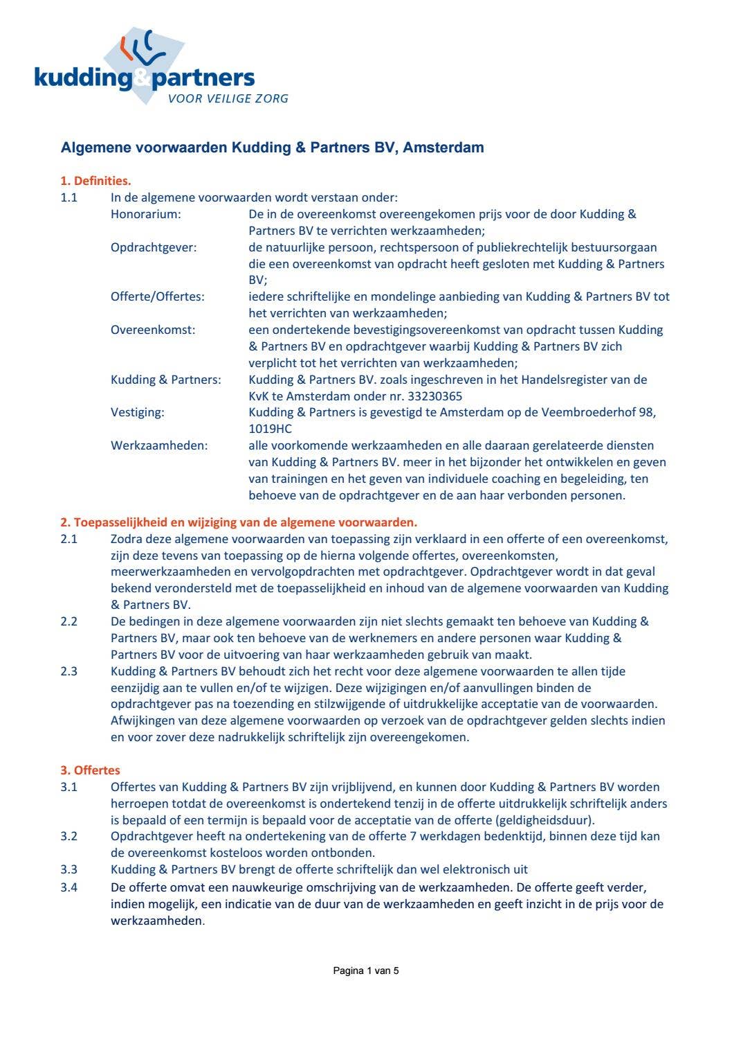 Algemene voorwaarden kudding by Kudding - Issuu