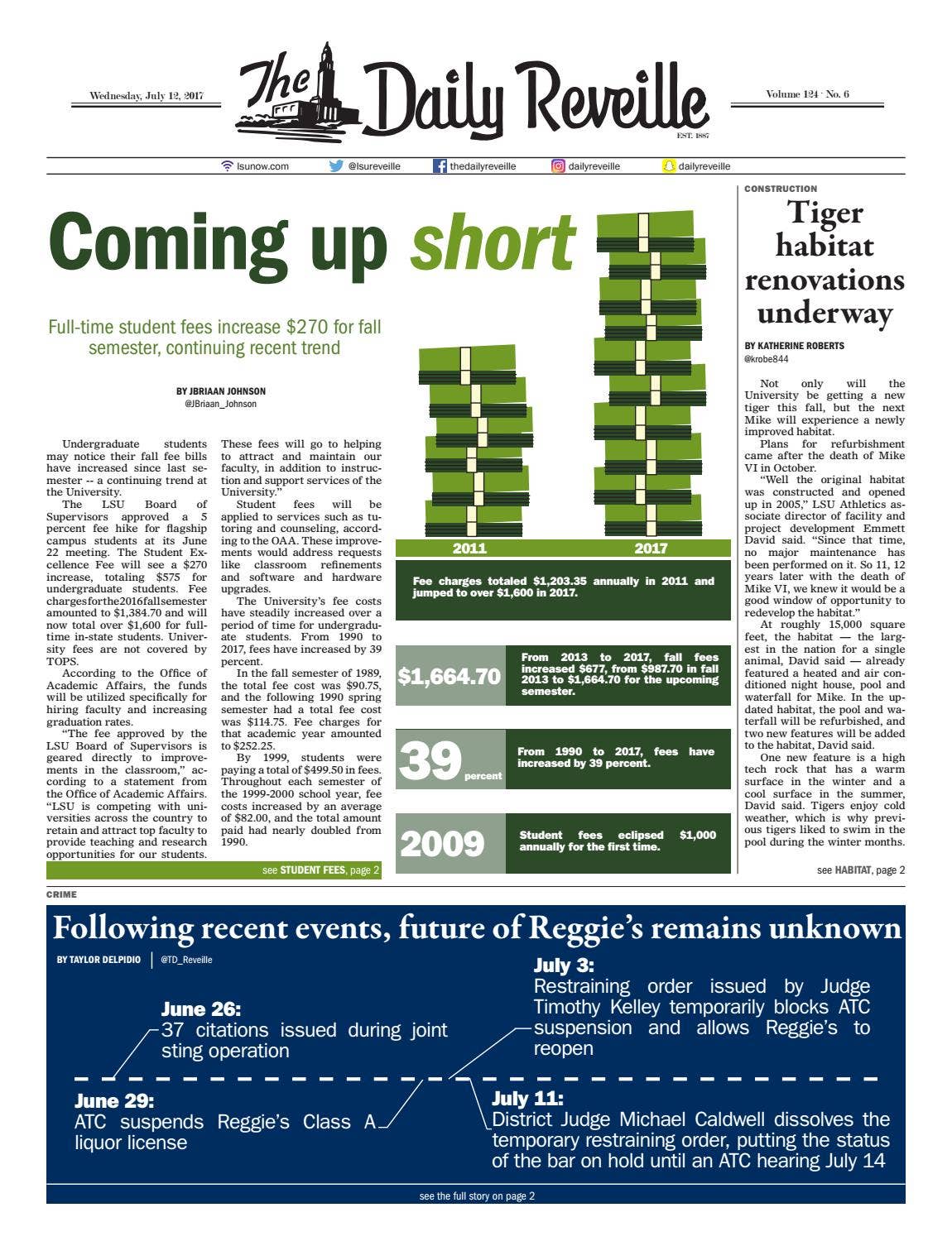The Daily Reveille 07-12-2017 by Reveille - Issuu