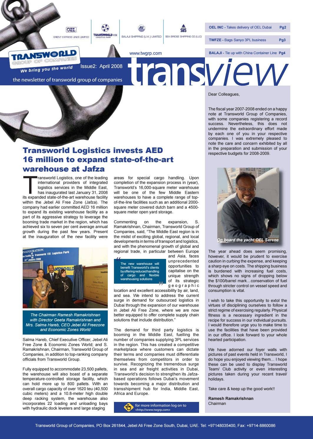 Transview april2008 by Transworld Group - Issuu