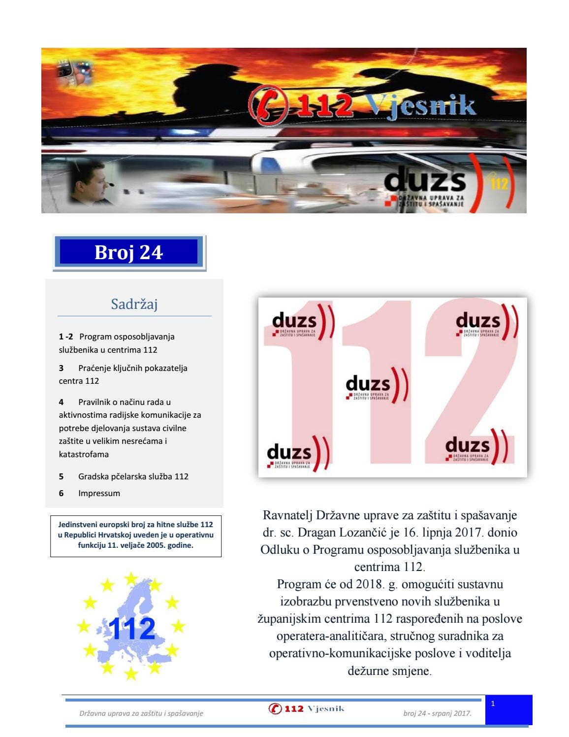 112 vjesnik - broj 24 by 112 novosti - Issuu