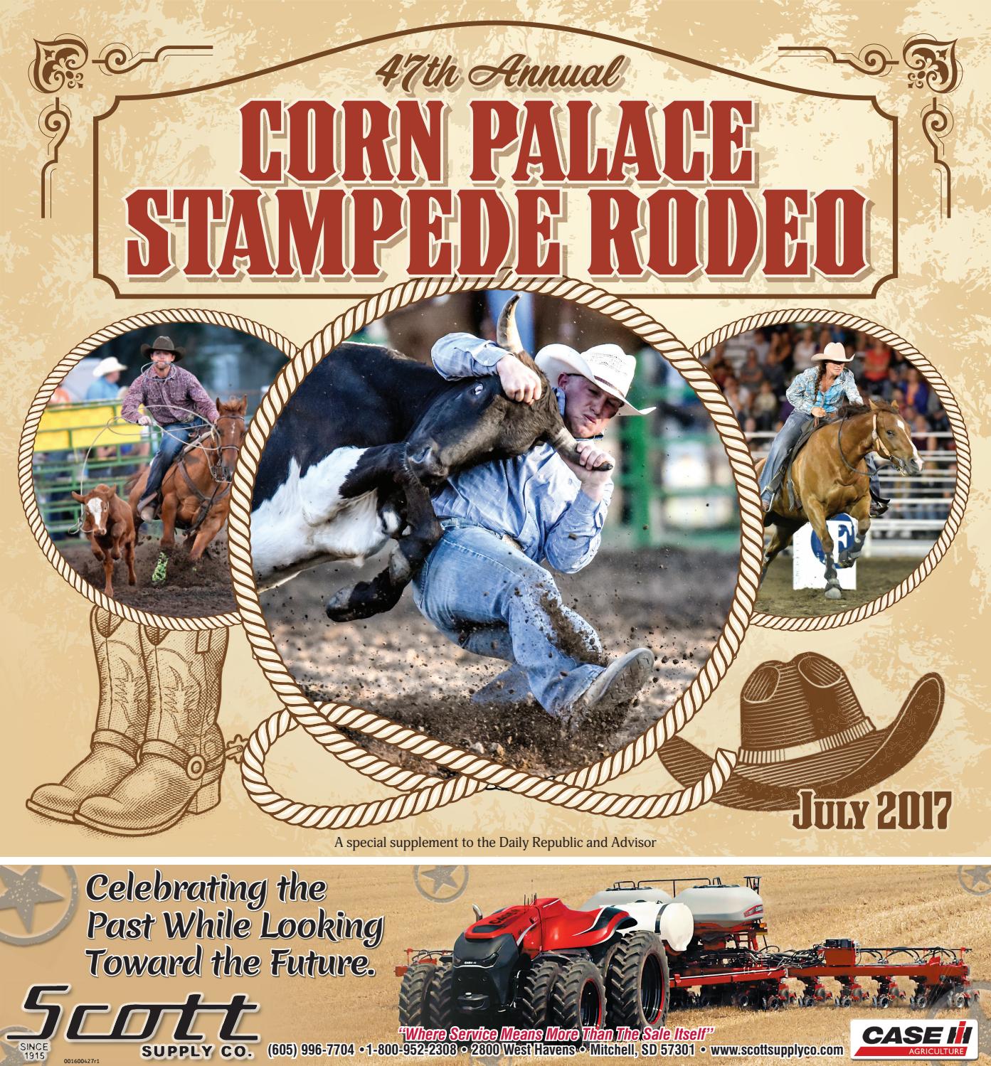 Corn Palace Stampede Rodeo 2017 by Mitchell Republic - Issuu