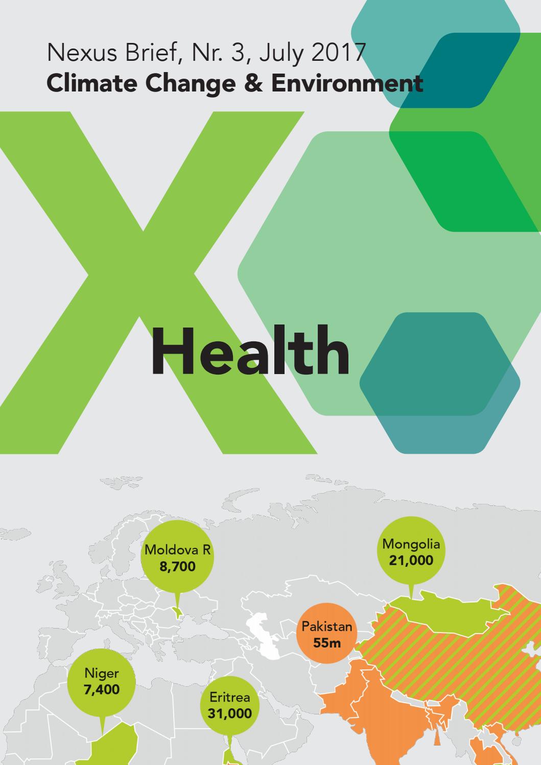 Nexus Brief: Climate Change & Environment x Health by Zoï Environment ...