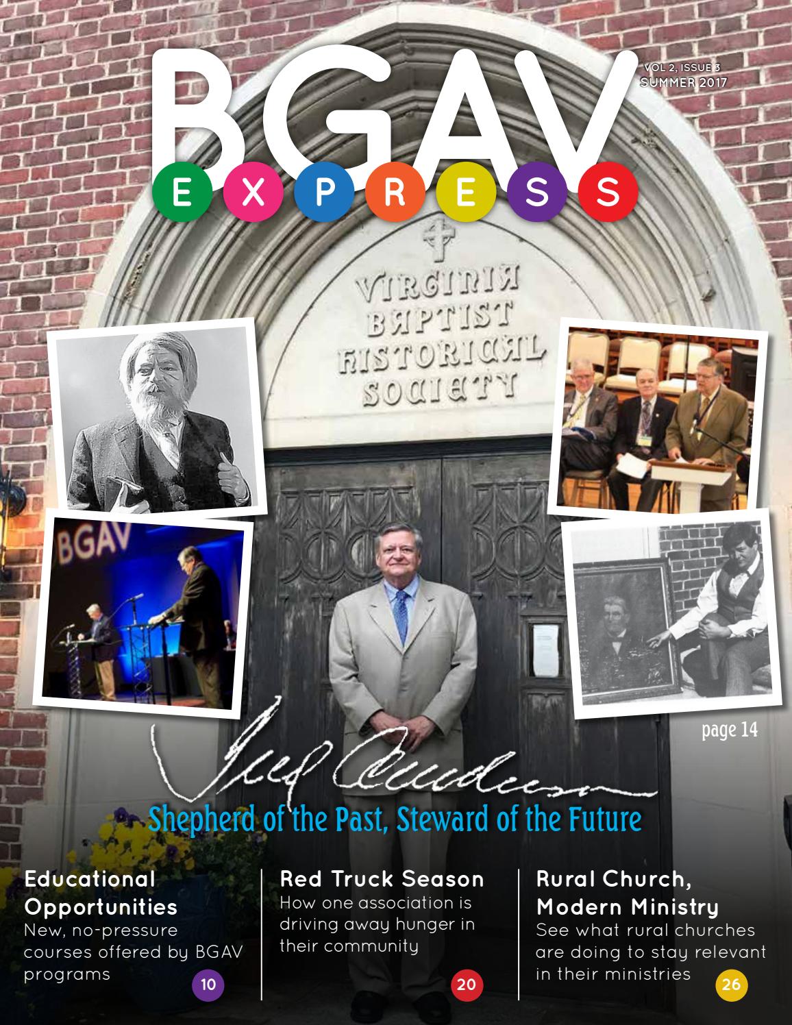 BGAV Express - Summer 2017 by Baptist General Association of Virginia ...
