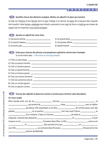 Extrait de la Grammaire Progressive du Francais Avancé by CLE ...