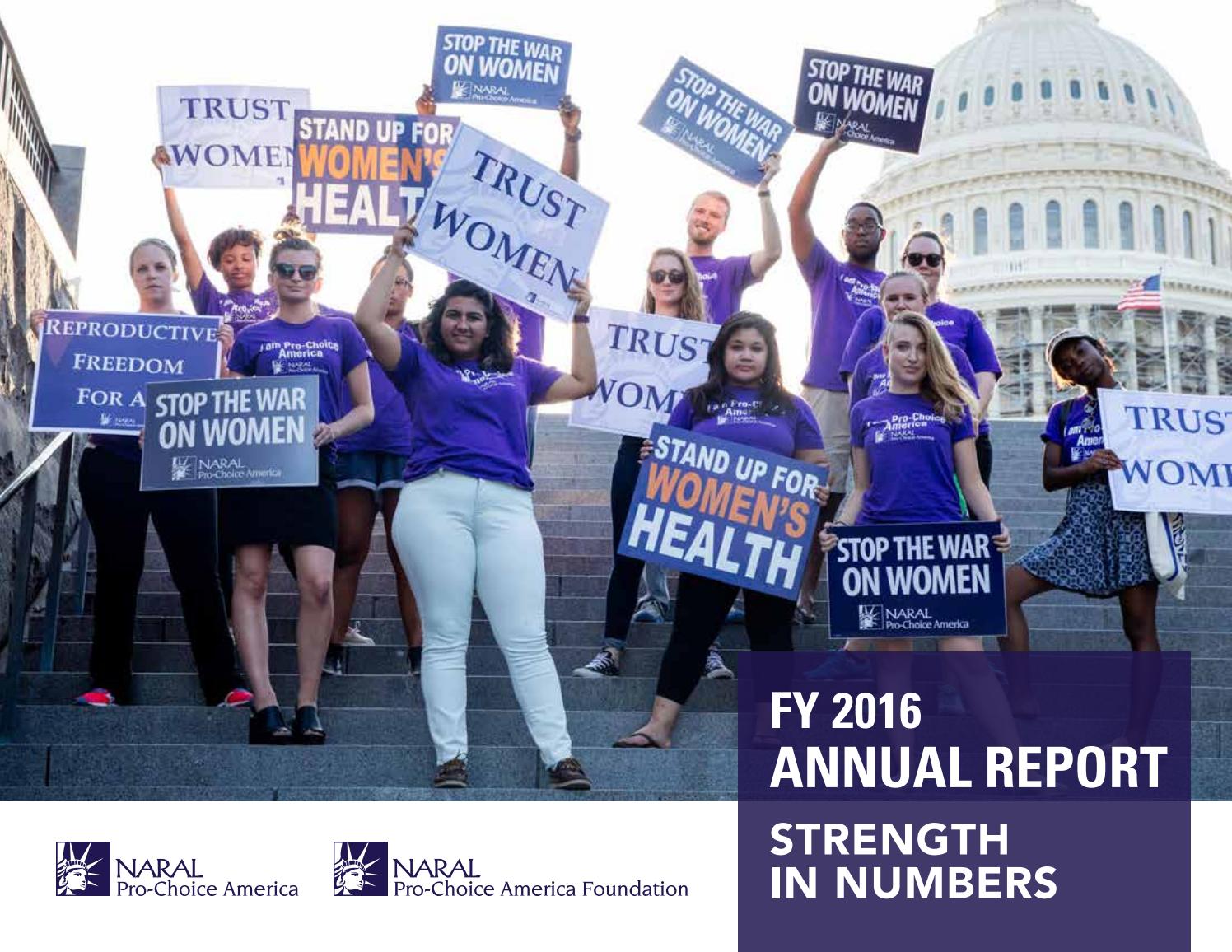 2016 Annual Report by NARAL Pro-Choice America - Issuu