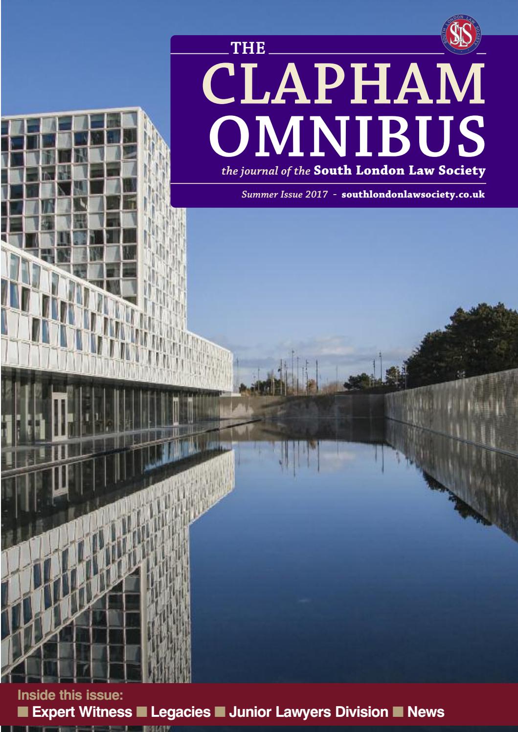 Clapham Omnibus Summer 2017 by Benham Publishing Limited - Issuu