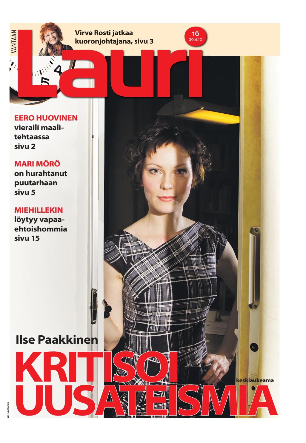 Lauri 2010 nro 16 (29 4) by Kirkko ja kaupunki - Issuu