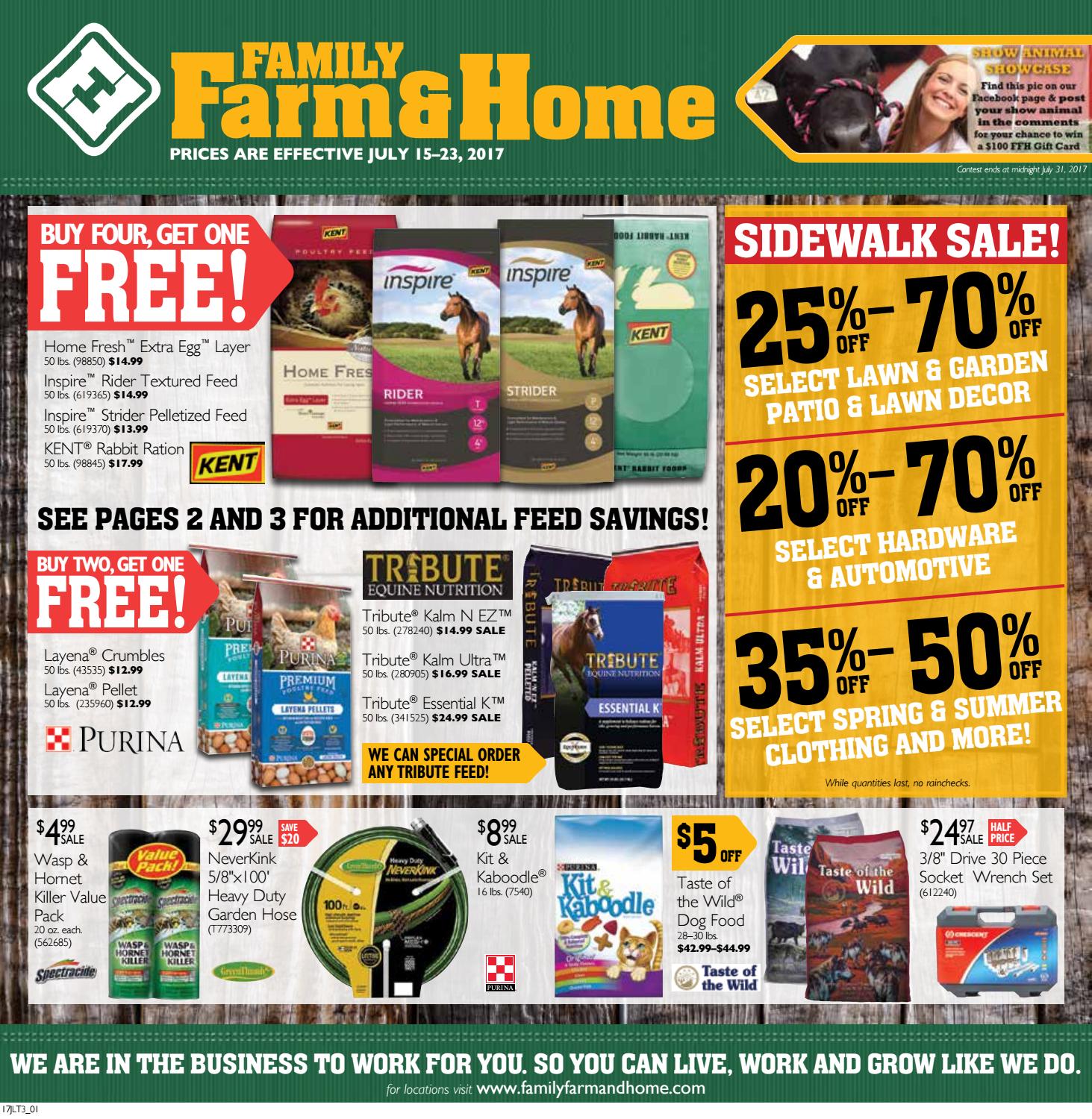 Archived, Inactive Ad: Family Farm & Home JLT3 Ad (Effective July 15-23 ...