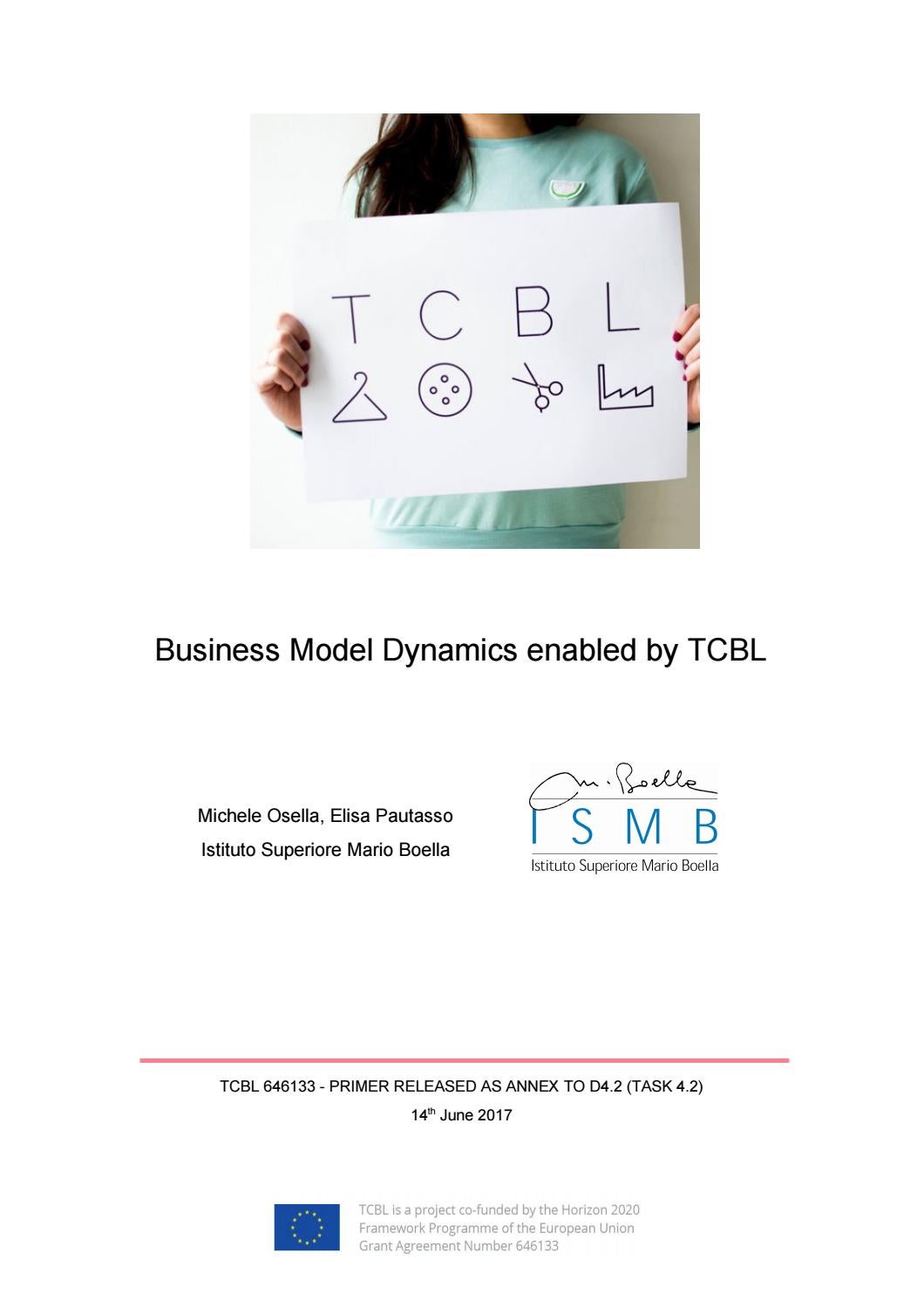 Business model dynamics for TCBL by TCBL - Issuu