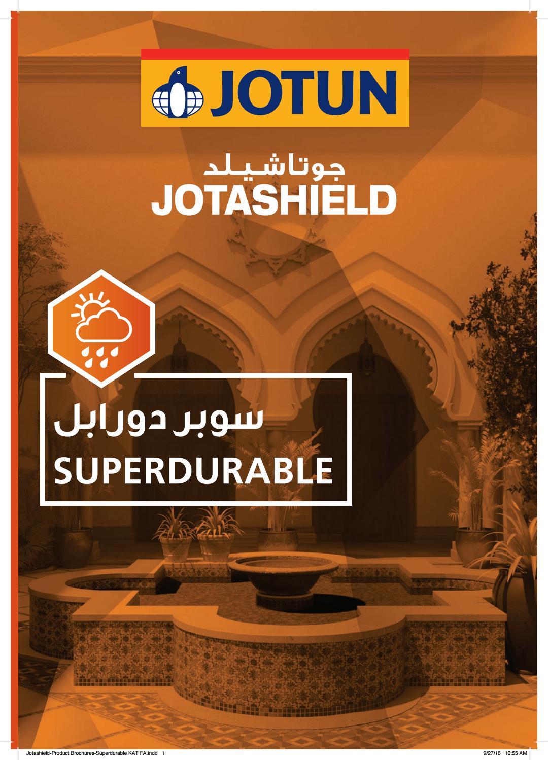 Jotashield Super Durable by Jotun Paints Arabia - Issuu
