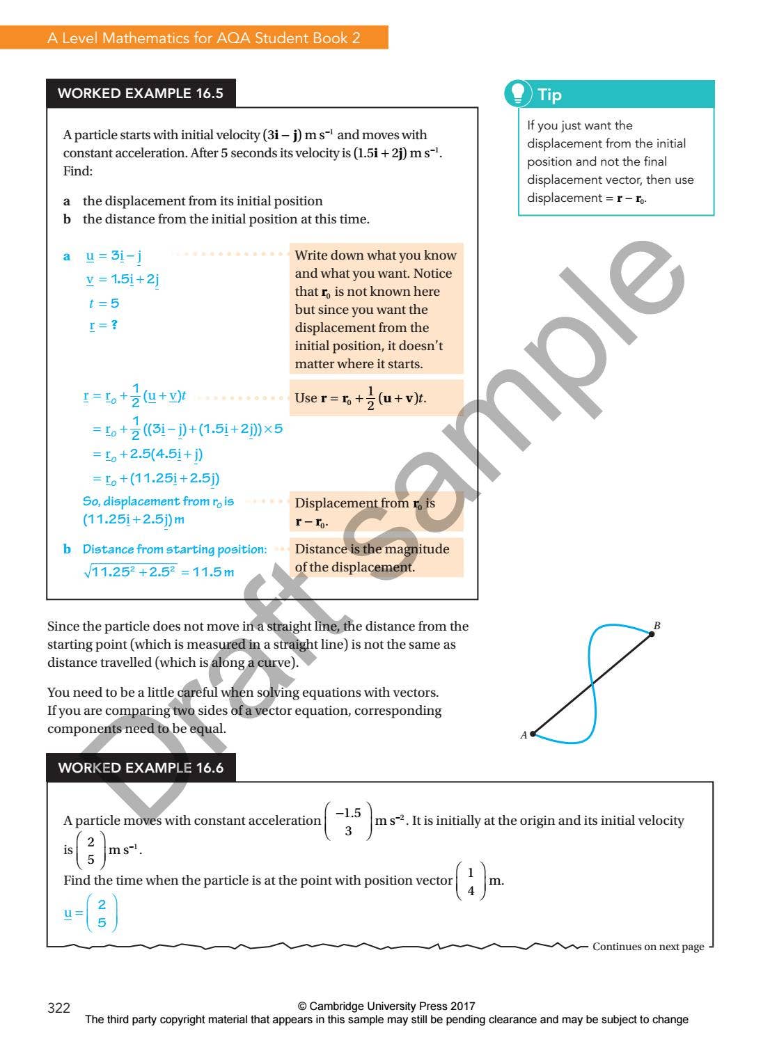 Preview A Level Mathematics for AQA Student Book 2 by Cambridge ...