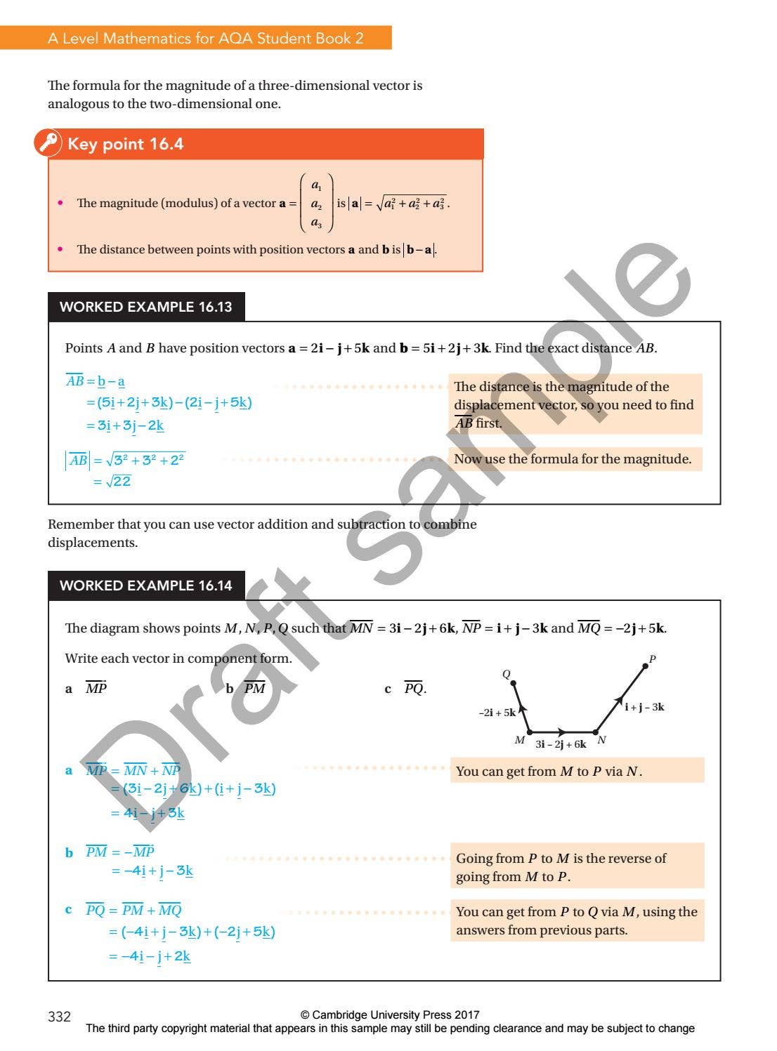 Preview A Level Mathematics for AQA Student Book 2 by Cambridge ...