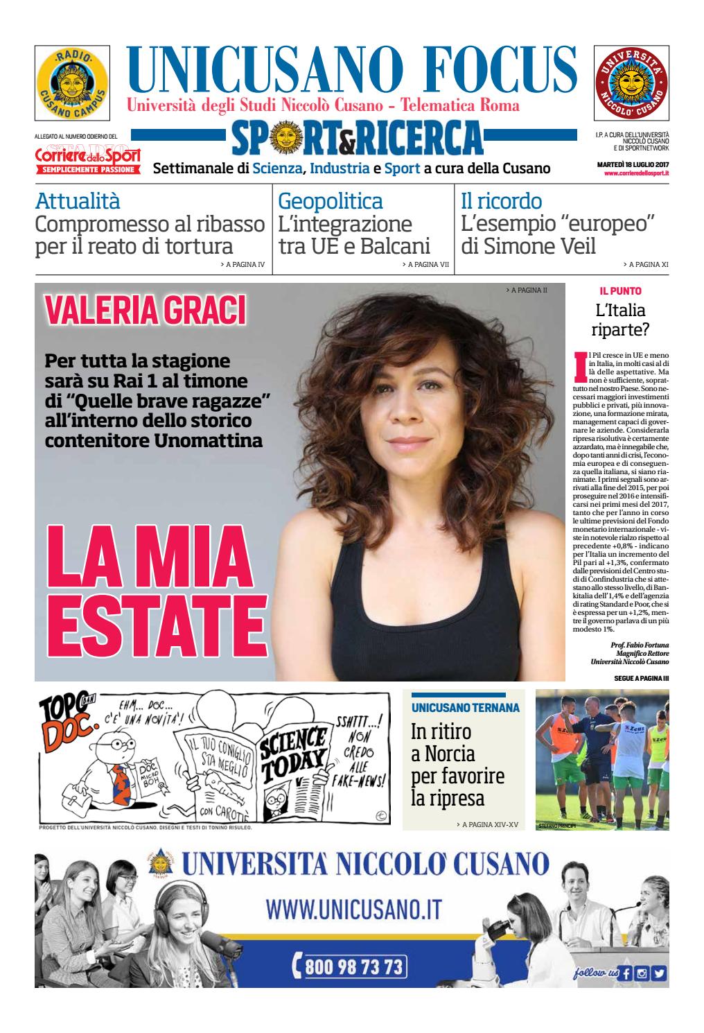 Unicusano focus 170718 by UniCusano - Università Niccolò Cusano - Issuu