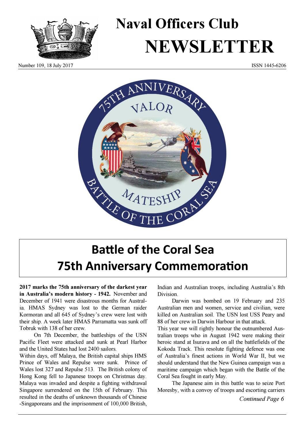 Nocn109 publicversion by Naval Officers Club of Australia Inc. - Issuu