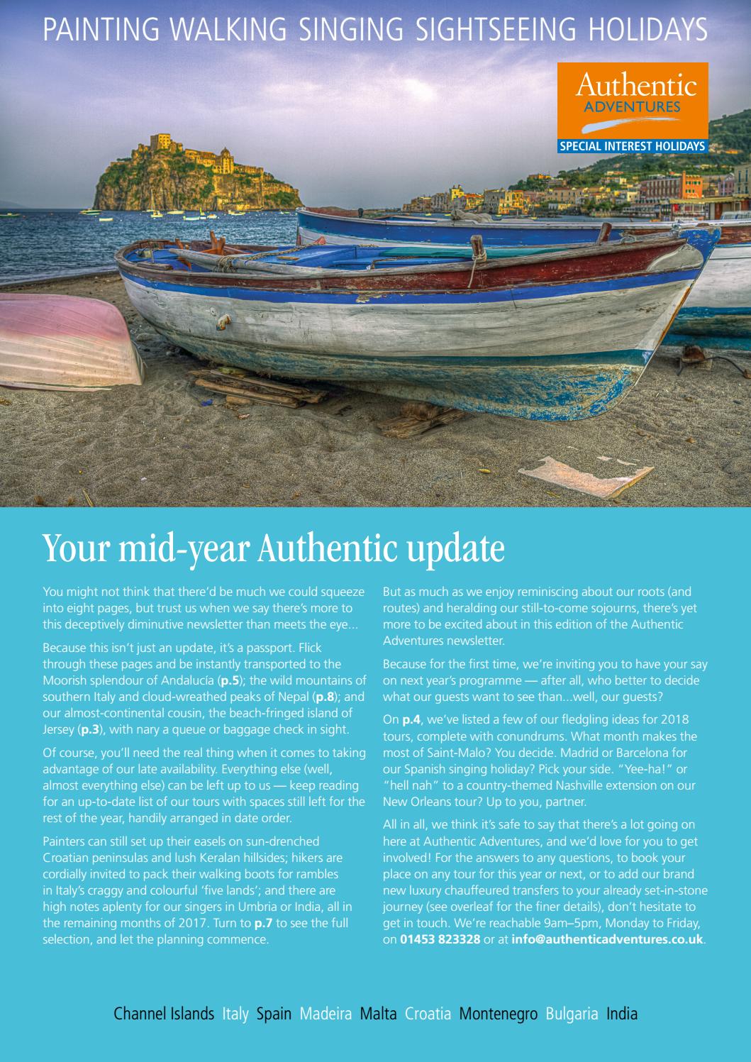 Authentic Adventures Newsletter July by Specialist Journeys - Issuu