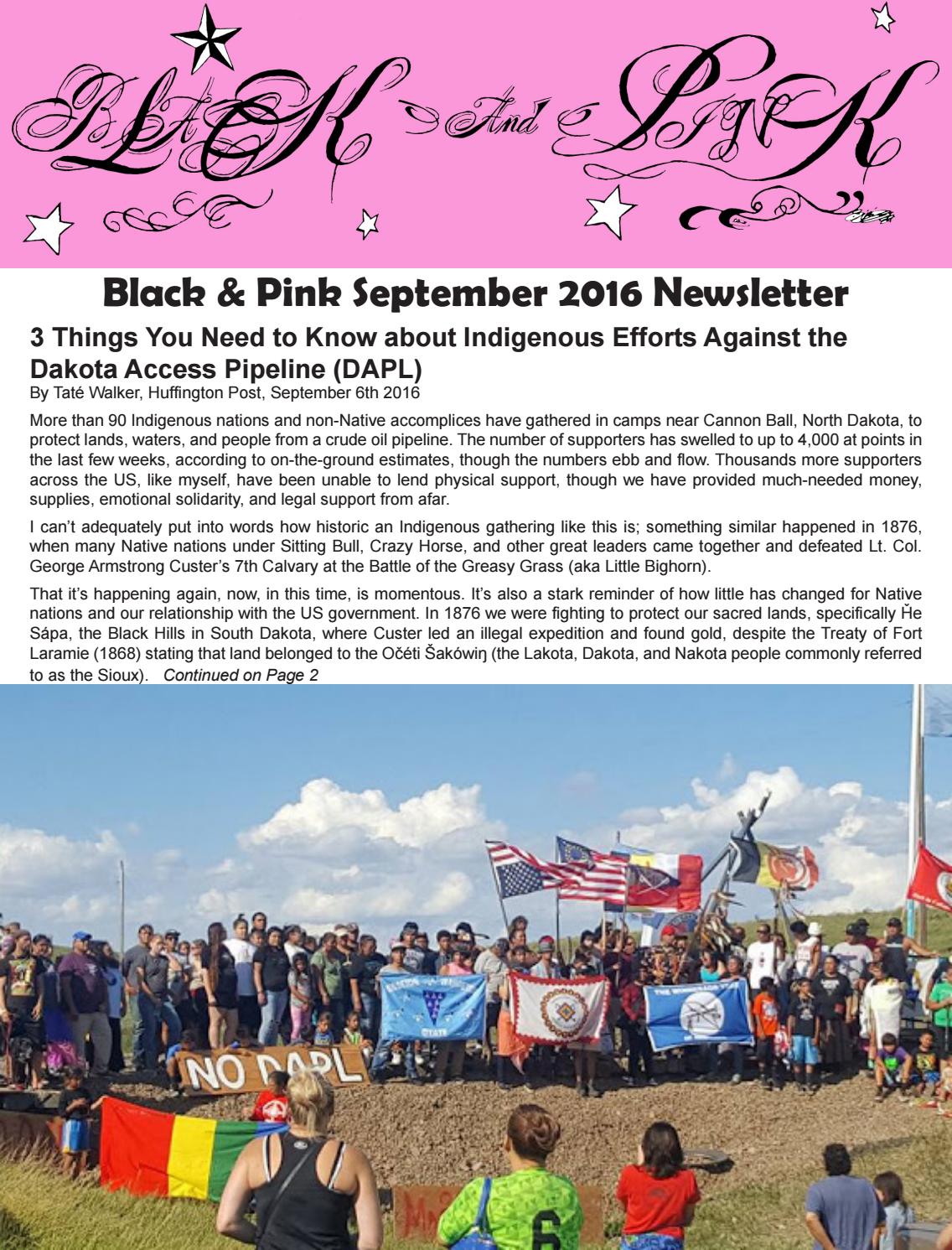 September 2016 Black & Pink Newspaper by Black and Pink - Issuu