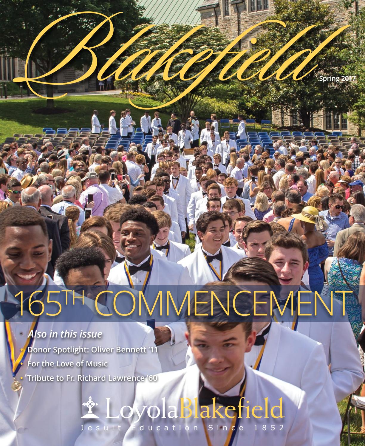 Blakefield Magazine | Spring 2017 by Loyola Blakefield - Issuu