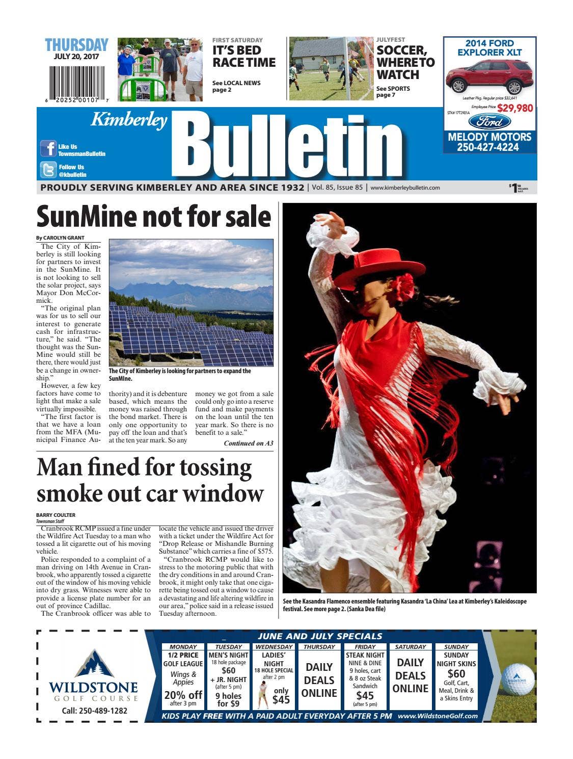 Kimberley Daily Bulletin, July 20, 2017 by Black Press Media Group - Issuu