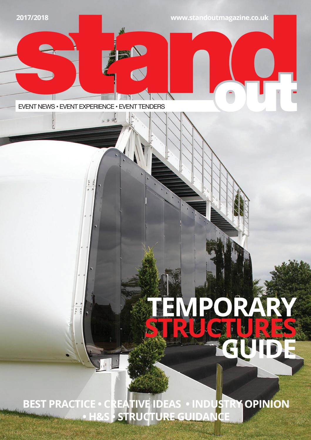 Stand Out Temporary Structures Guide 2017 by Cogent Multimedia Ltd - Issuu