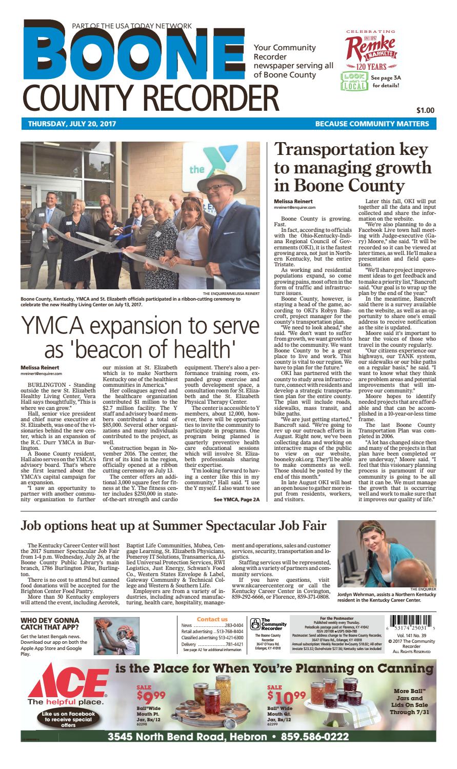 Boone county recorder 072017 by Enquirer Media - Issuu