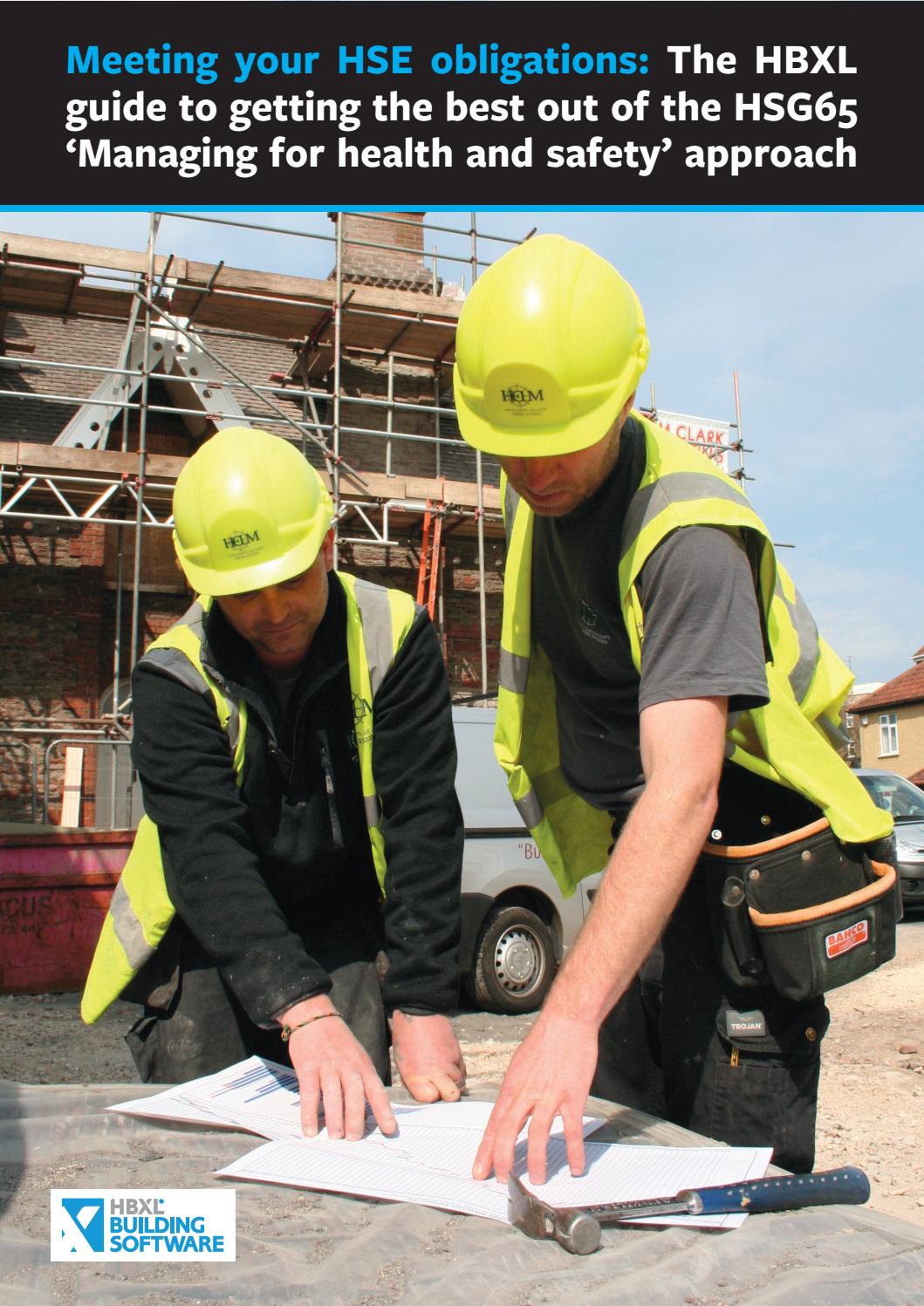 The hbxl guide to getting the best out of the hsg65 ‘managing for ...