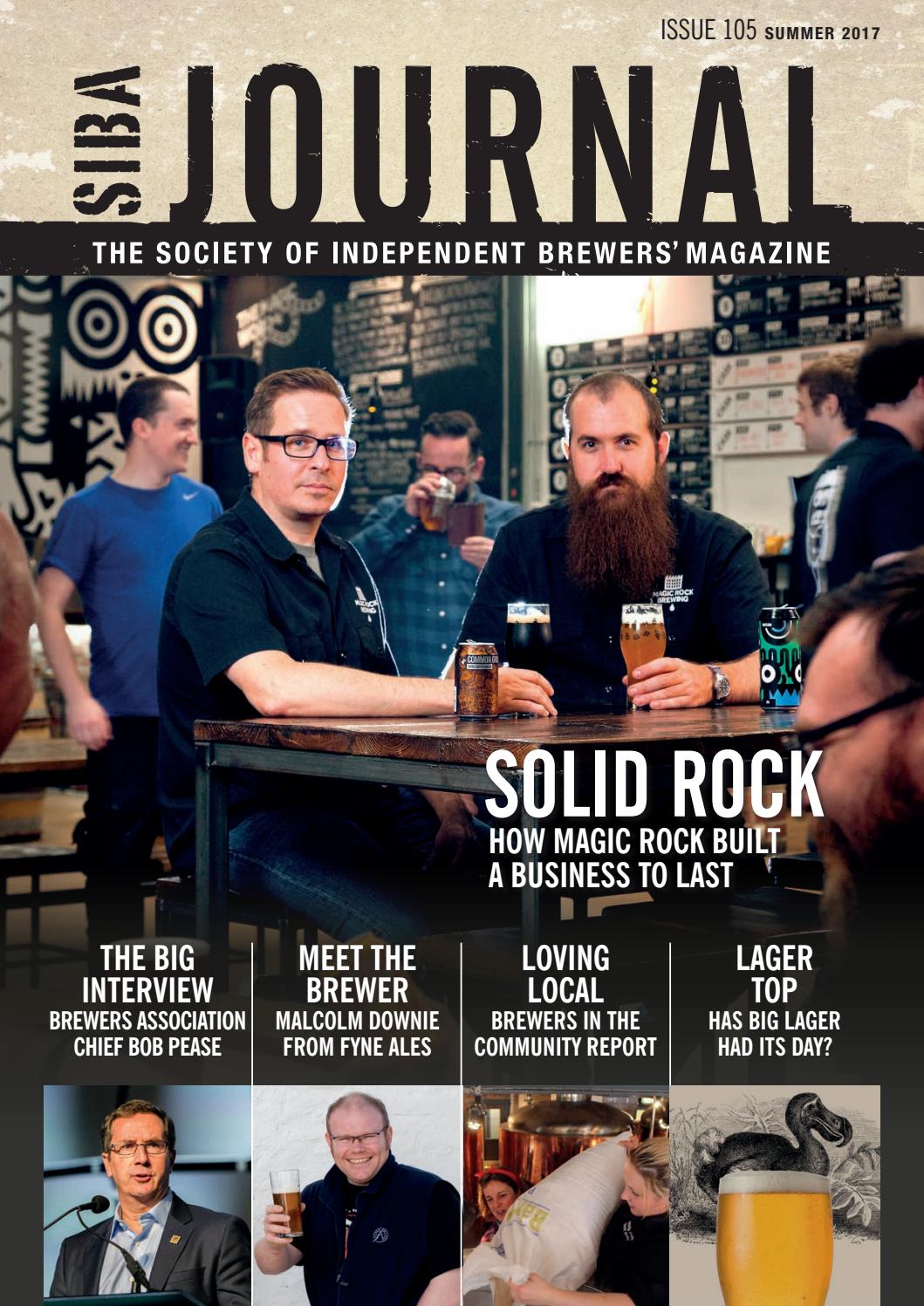 SIBA Journal Summer 2017 by SIBA, the Society of Independent Brewers ...