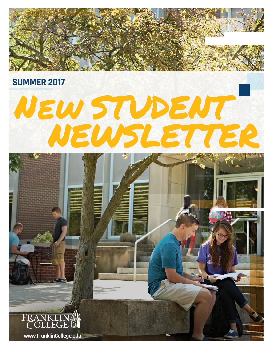2017 student newsletter by Franklin College - Issuu