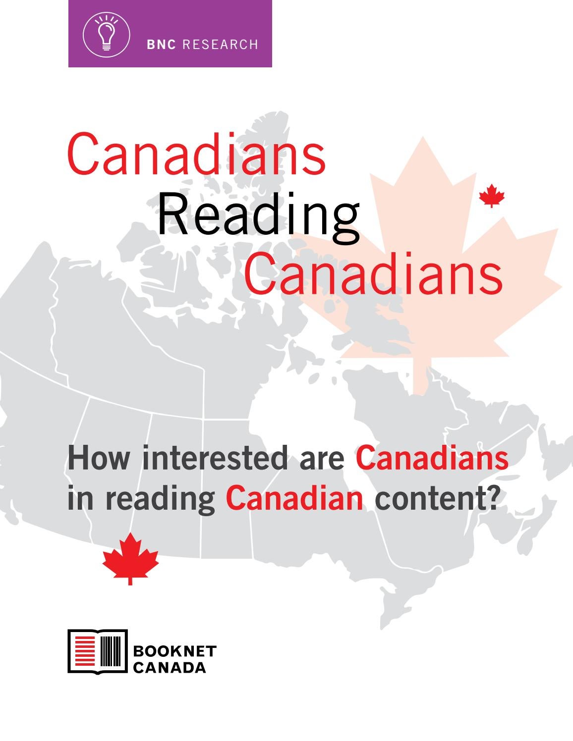 Canadians Reading Canadians 2017 - BookNet Canada Research by BookNet ...