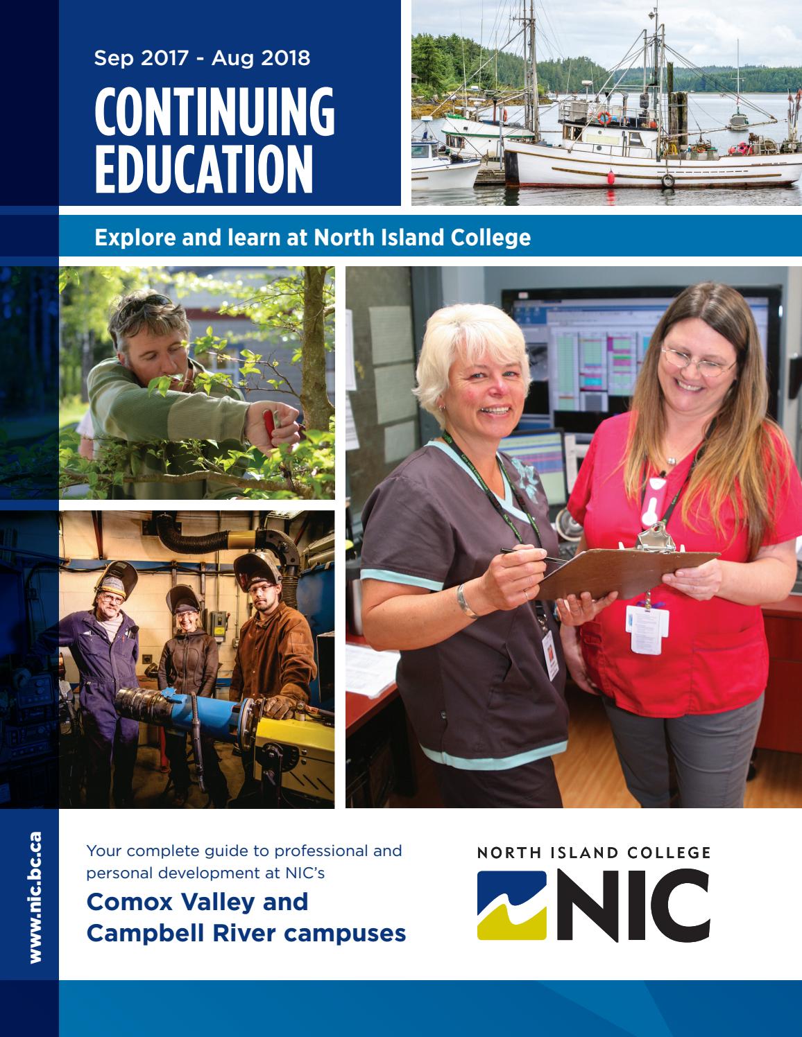 2017/18 NIC Continuing Education: Explore and learn at NIC by North ...