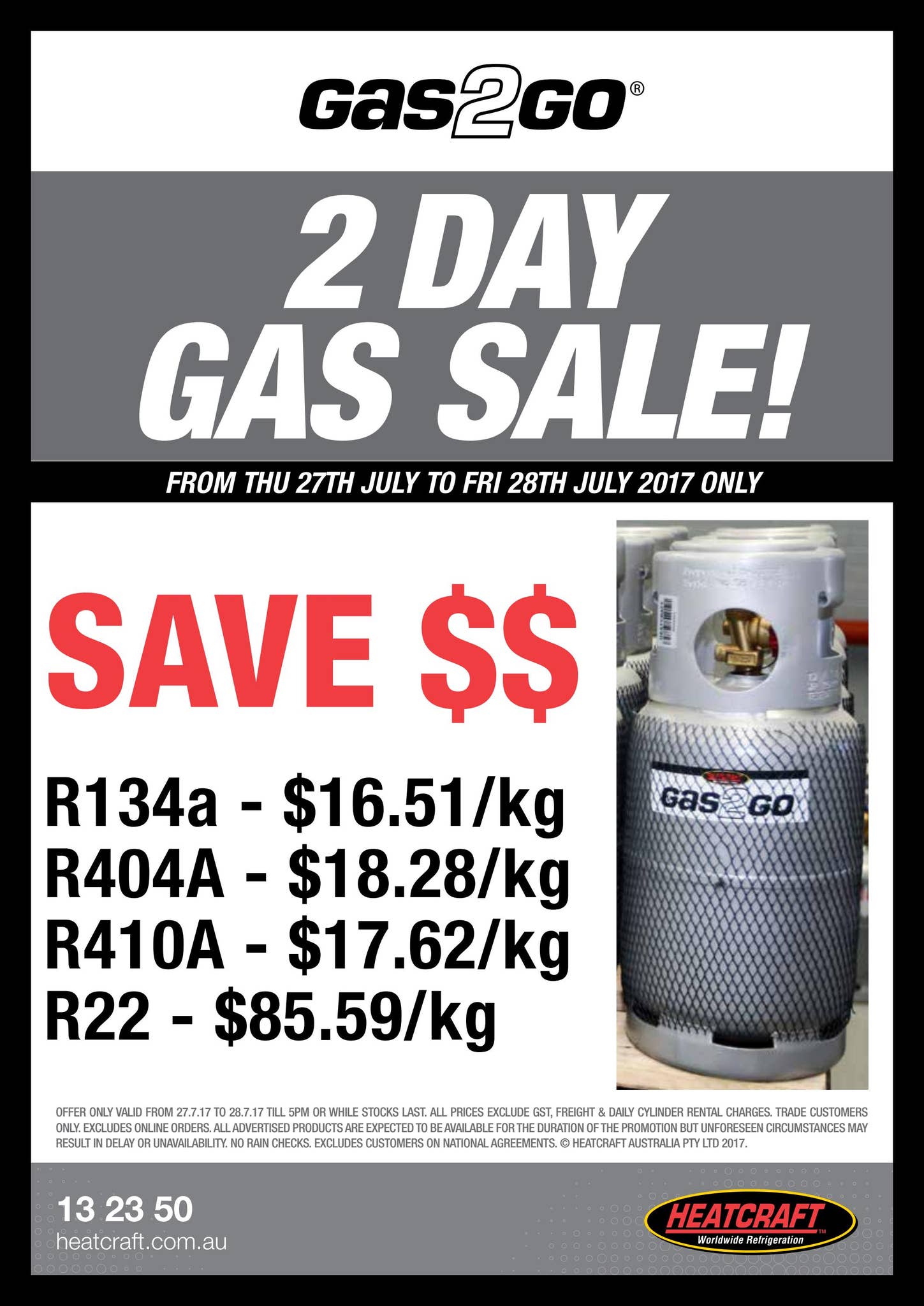 Gas2Go 2 Day Sale 27July 28 July 2017 by Kirby HVAC&R Pty Ltd - Issuu