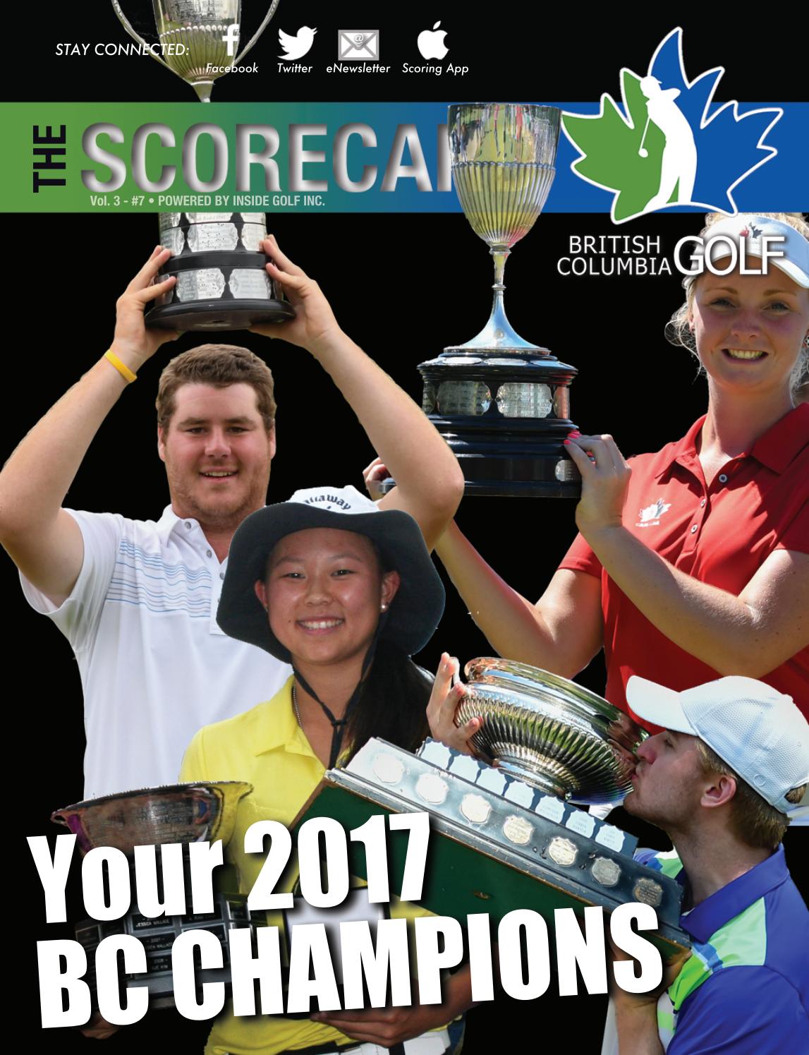 British Columbia Golf - The Scorecard Magazine Vol. 3 Issue 7 by Inside ...
