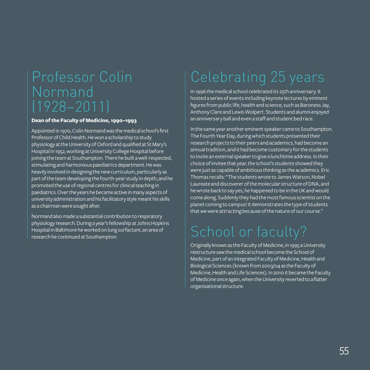 Southampton medical school, the first 50 years by University of ...