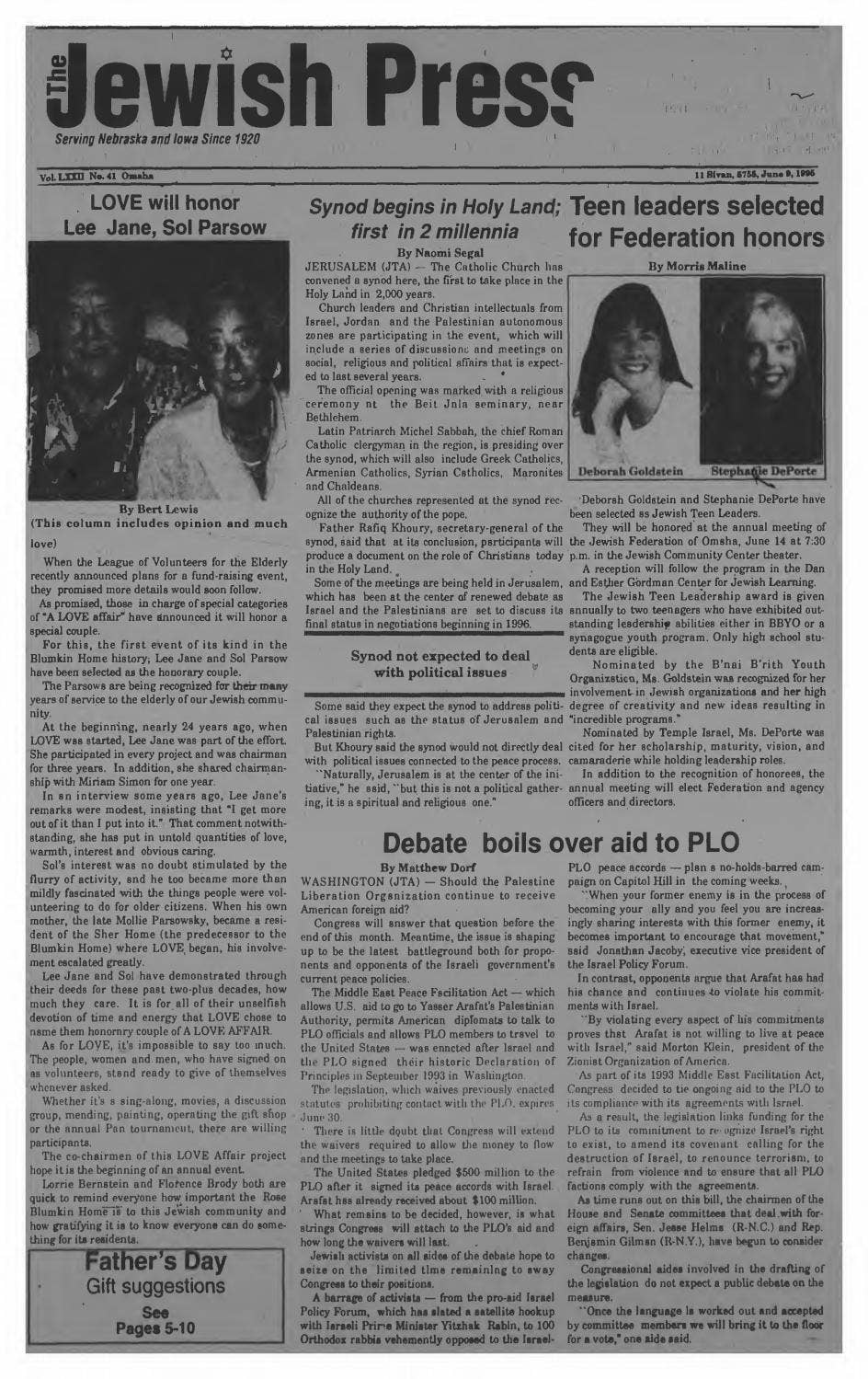 June 9, 1995 by Jewish Press - Issuu