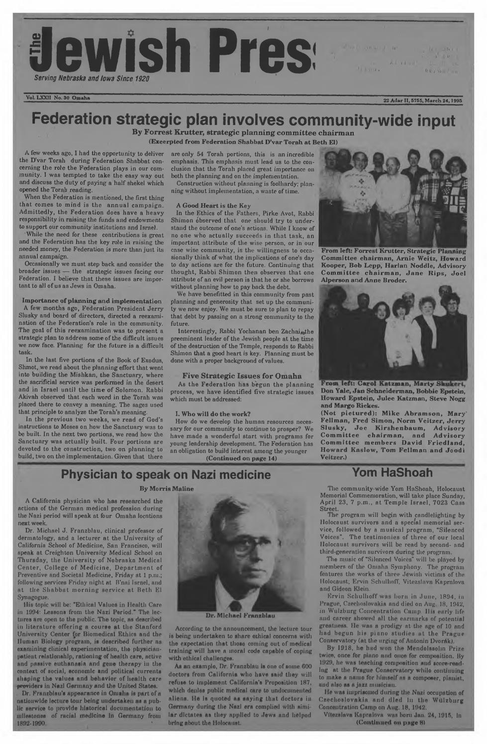 March 24, 1995 by Jewish Press - Issuu