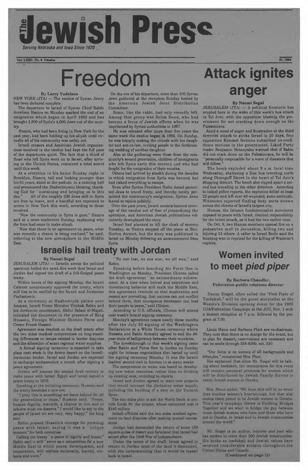 October 21, 1994 by Jewish Press - Issuu