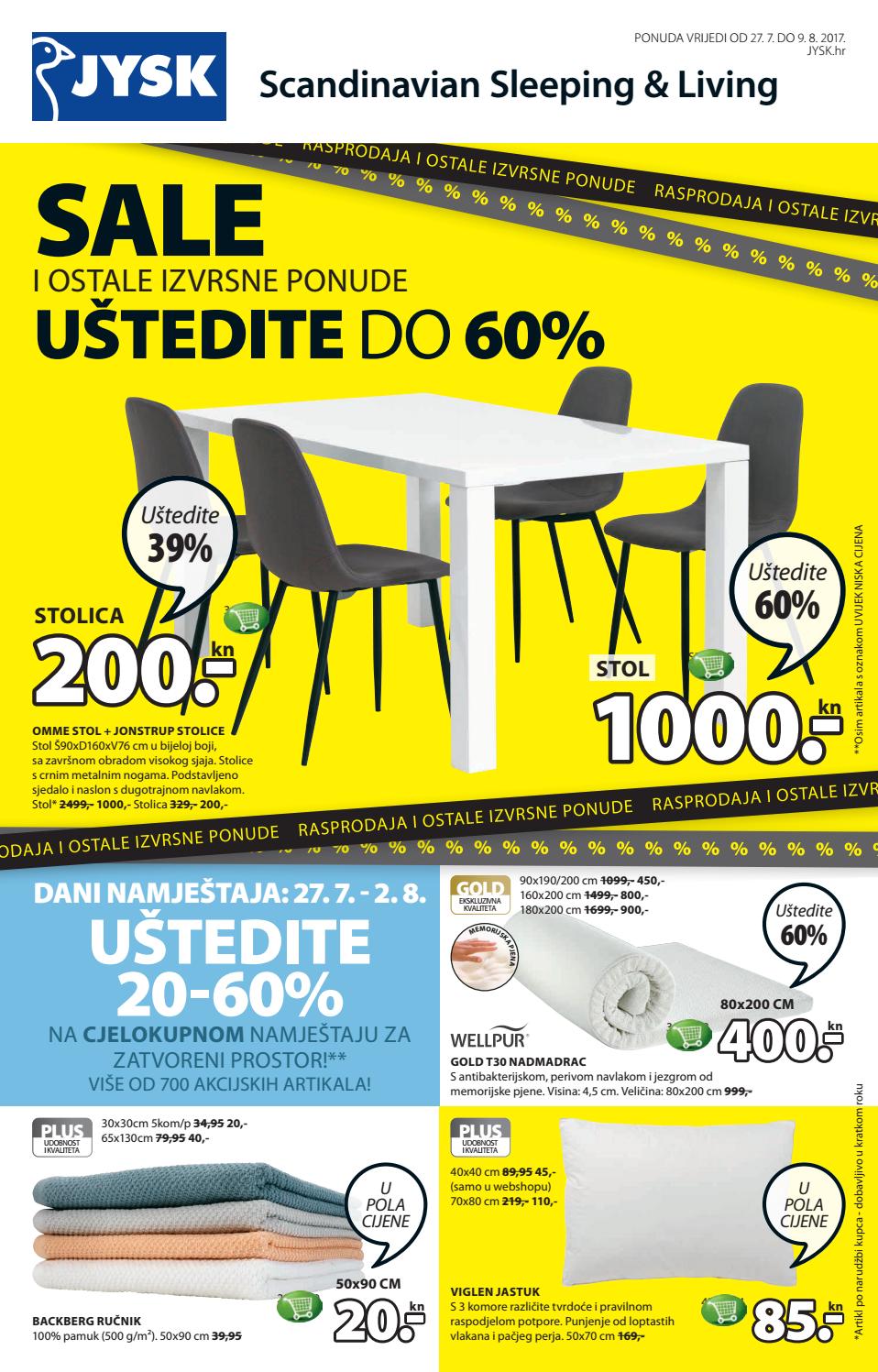 Jysk hr katalog od 27 07 09 08 2017 by Catalog.hr - Issuu