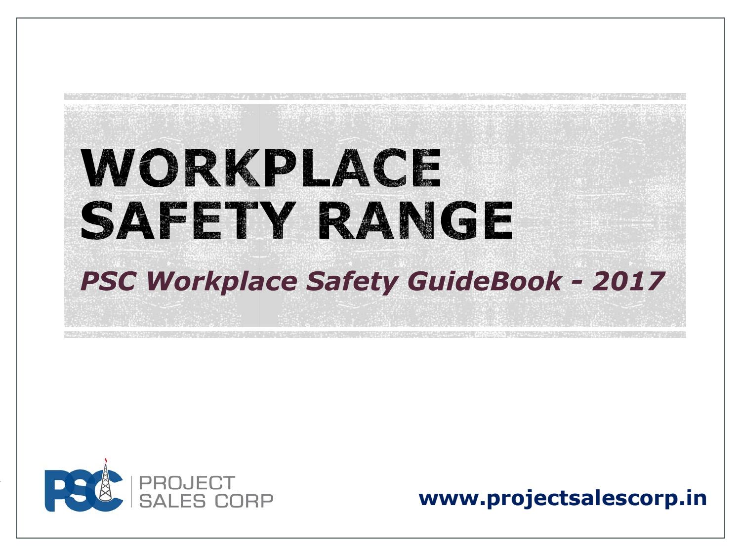 Workplace Safety Guidebook 2017 by Project Sales Corp - Issuu