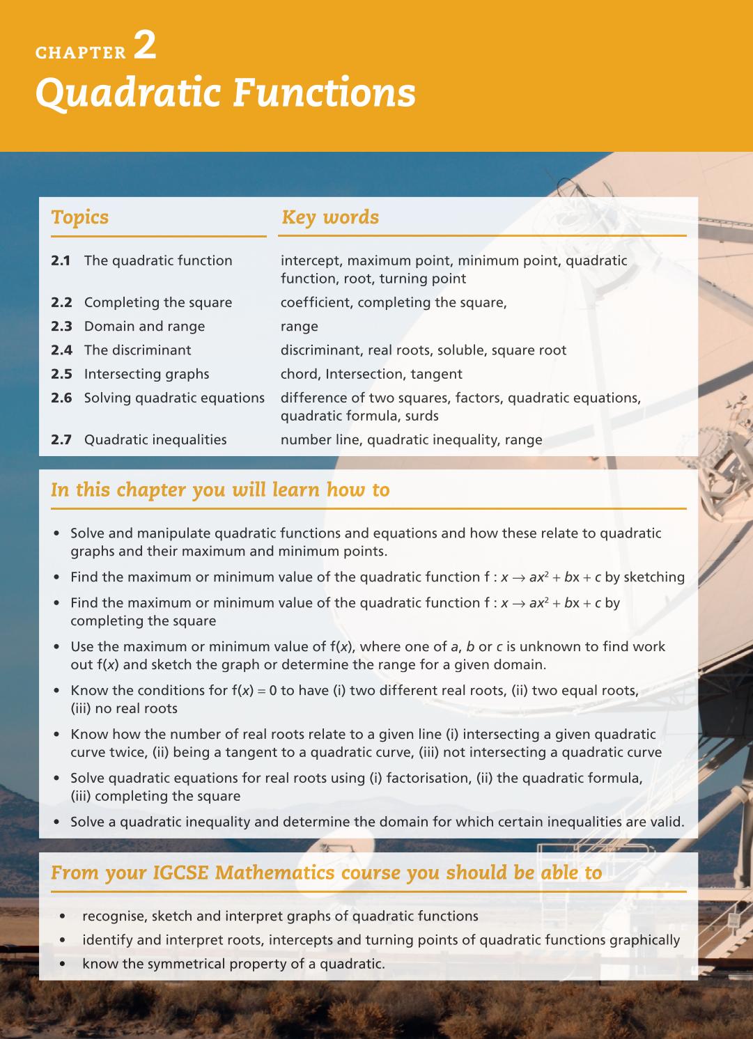 Collins Cambridge IGCSE Additional Mathematics sample by Collins - Issuu