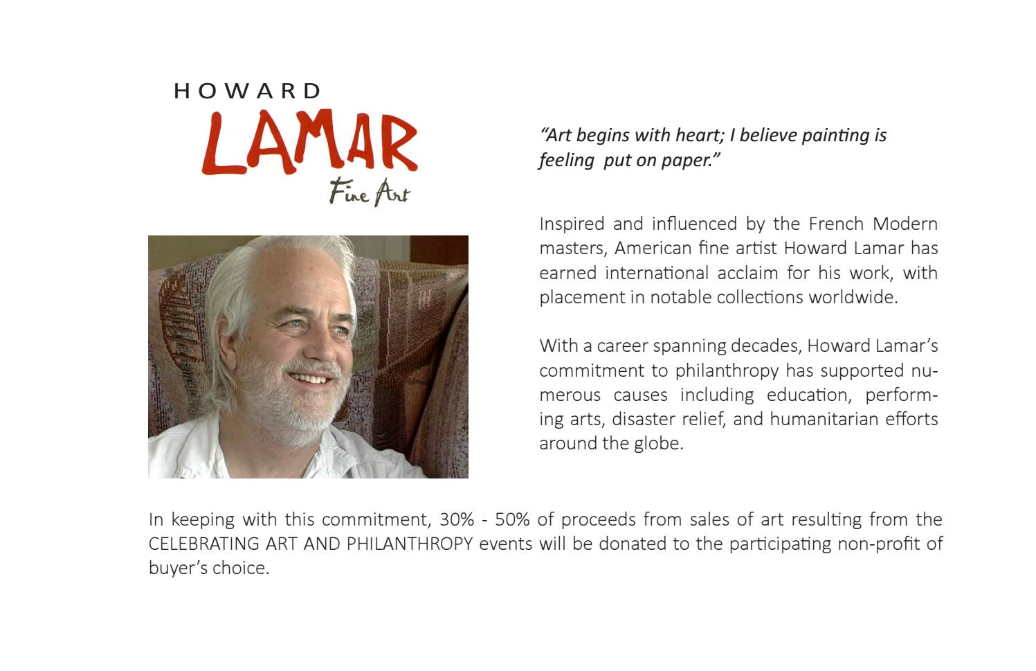 Howard Lamar Fine Art TAC Brochure by Howard Lamar Fine Art - Issuu